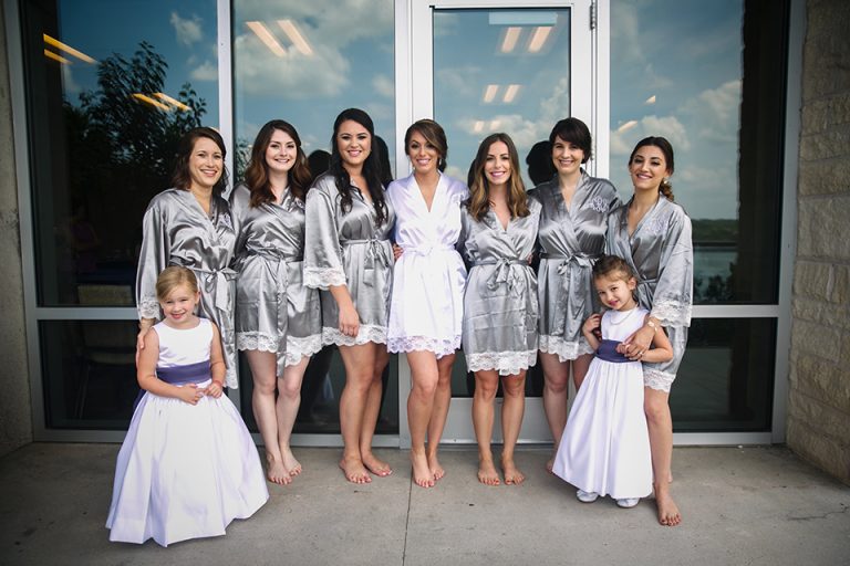 Classic Oxford Cloth Kimono Robes – Joyful Tidings Bridal Boutique