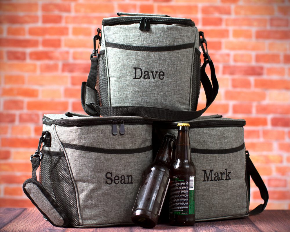 Personalized Beer Cooler Bags – Joyful Tidings Bridal Boutique
